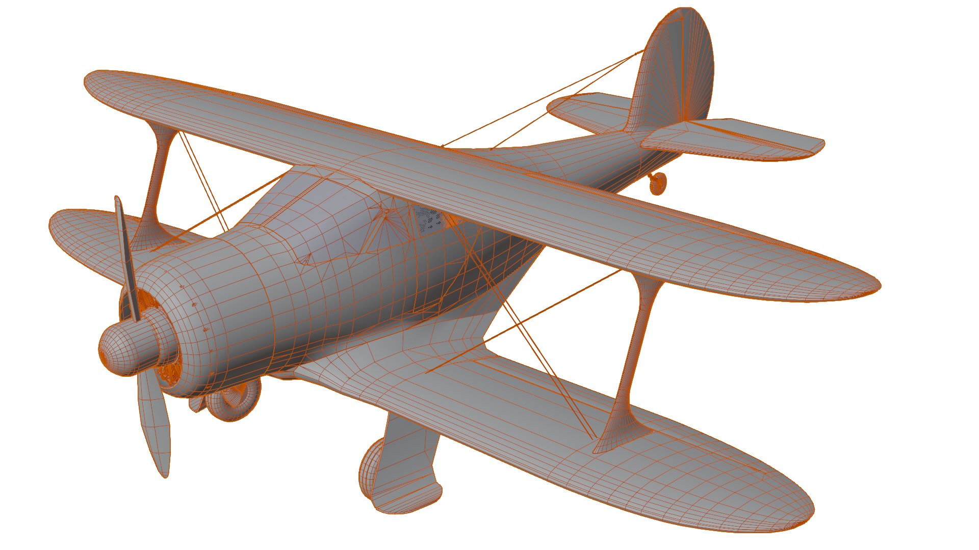 Beechcraft-Staggerwing 3D - TurboSquid 1846047