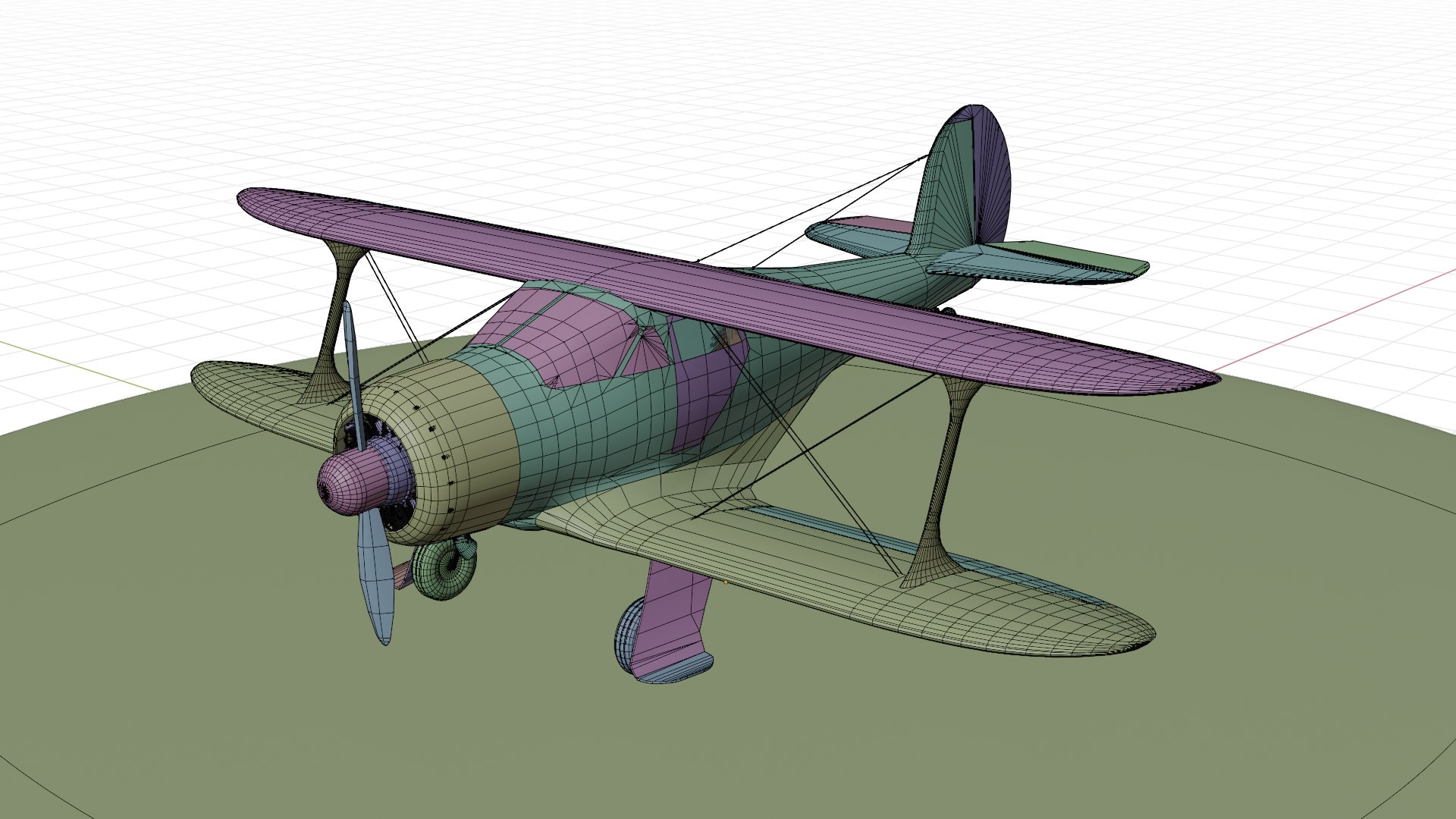 Beechcraft-Staggerwing 3D - TurboSquid 1846047