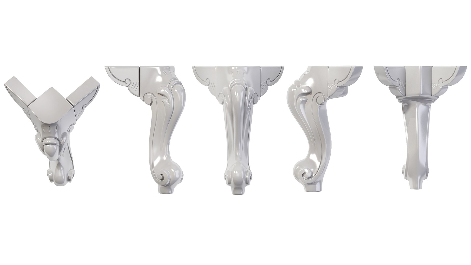 3D Classic Leg 046 - TurboSquid 1985560