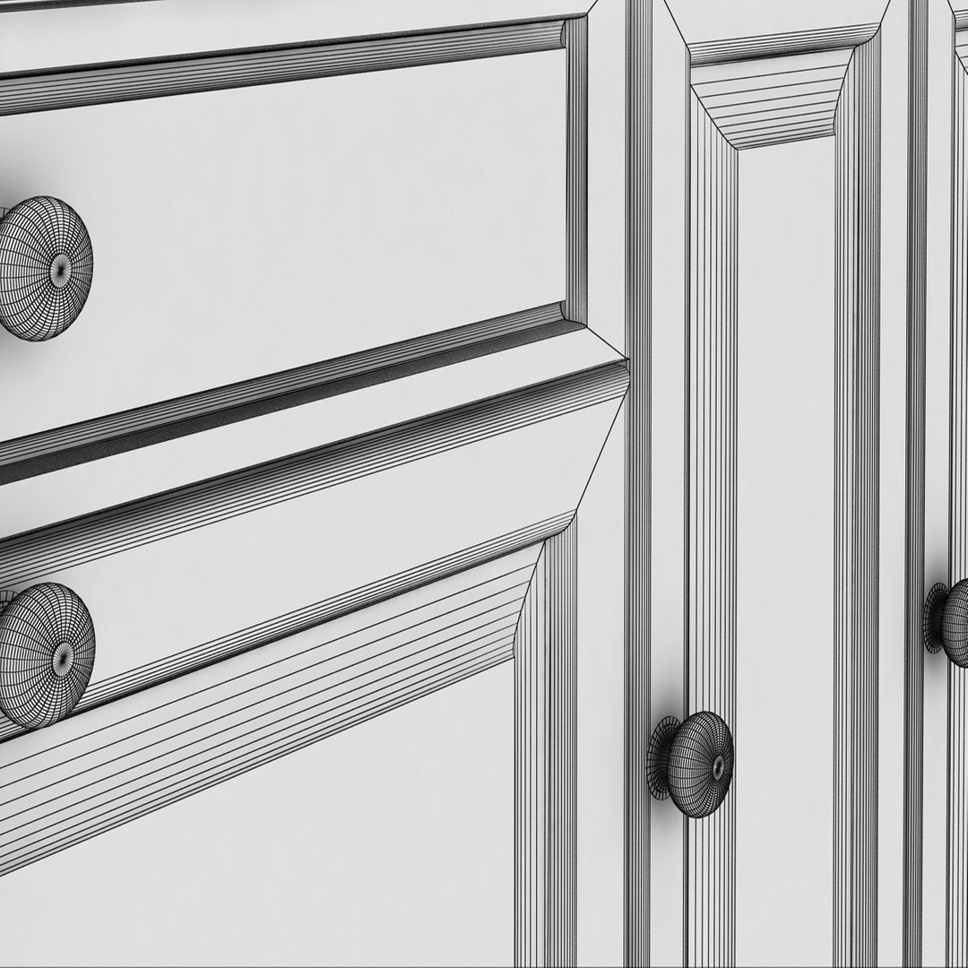 3d Moulded Kitchen Doors Units Model
