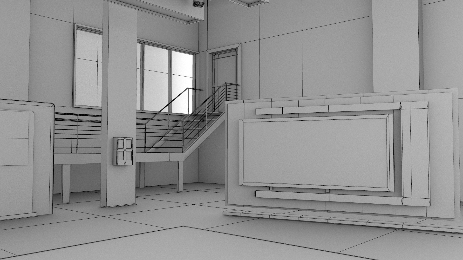 Maya Virtual Set Shows Evening