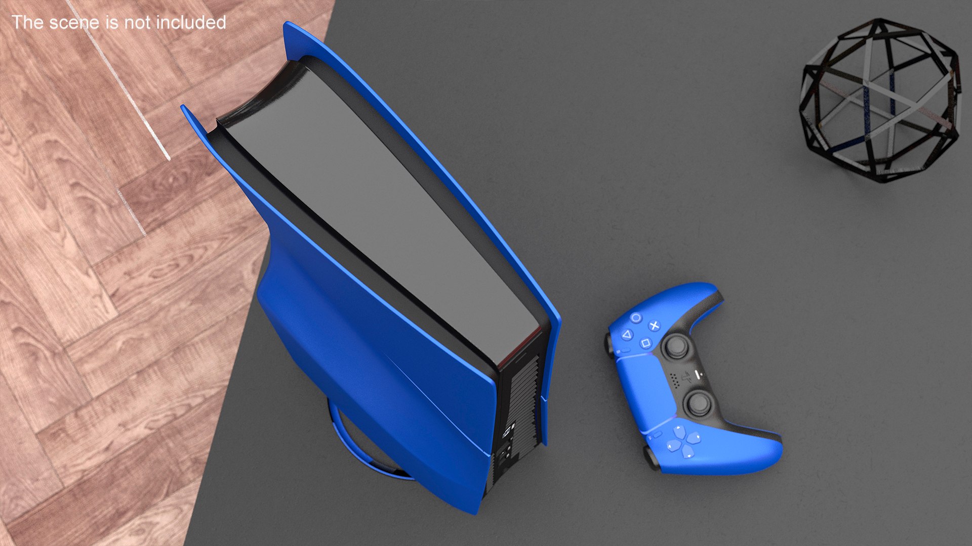 Sony PS5 Digital Console Slim Cobalt Blue Model - TurboSquid 2203234