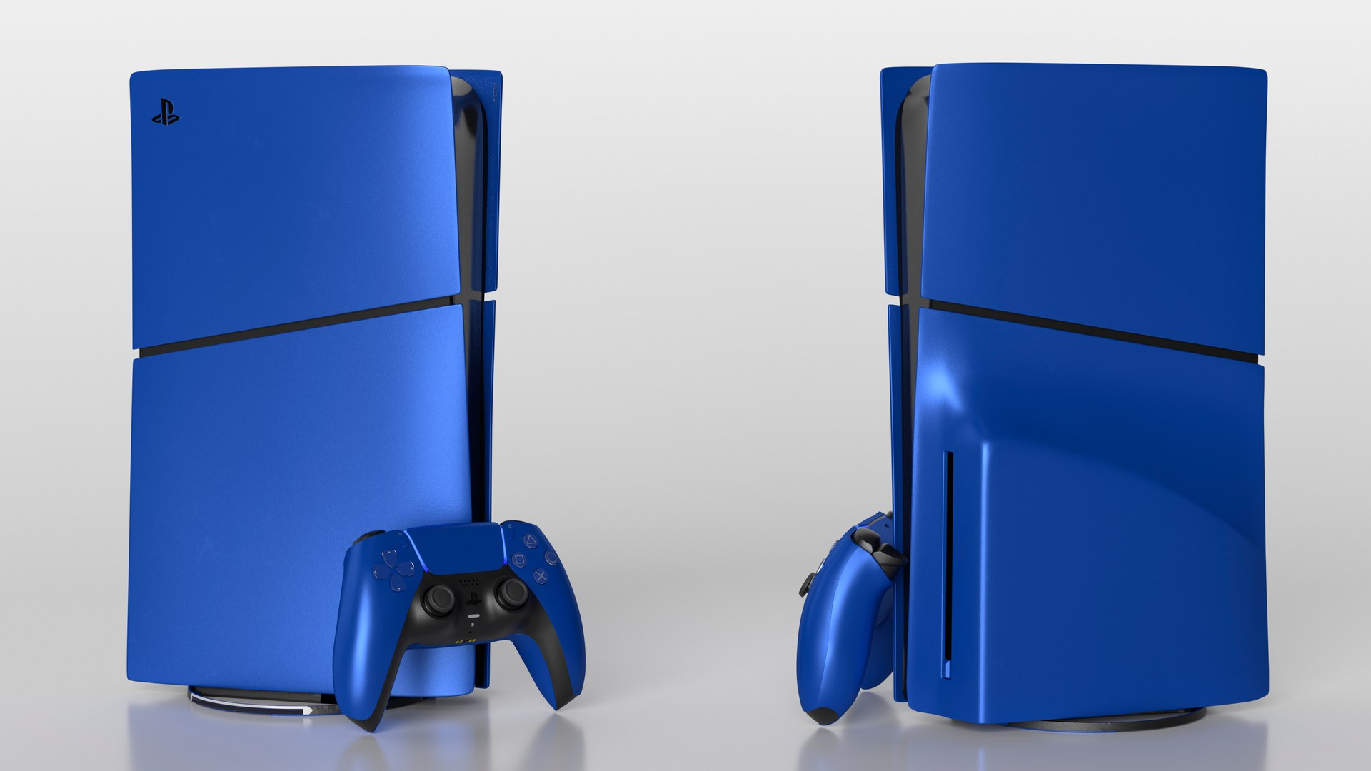 Sony PS5 Digital Console Slim Cobalt Blue Model - TurboSquid 2203234