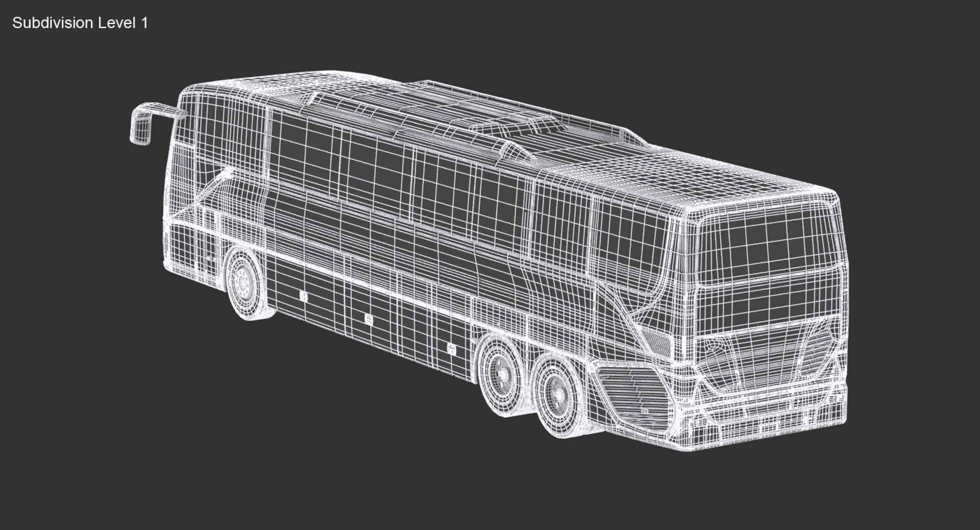 bus xray 3d model