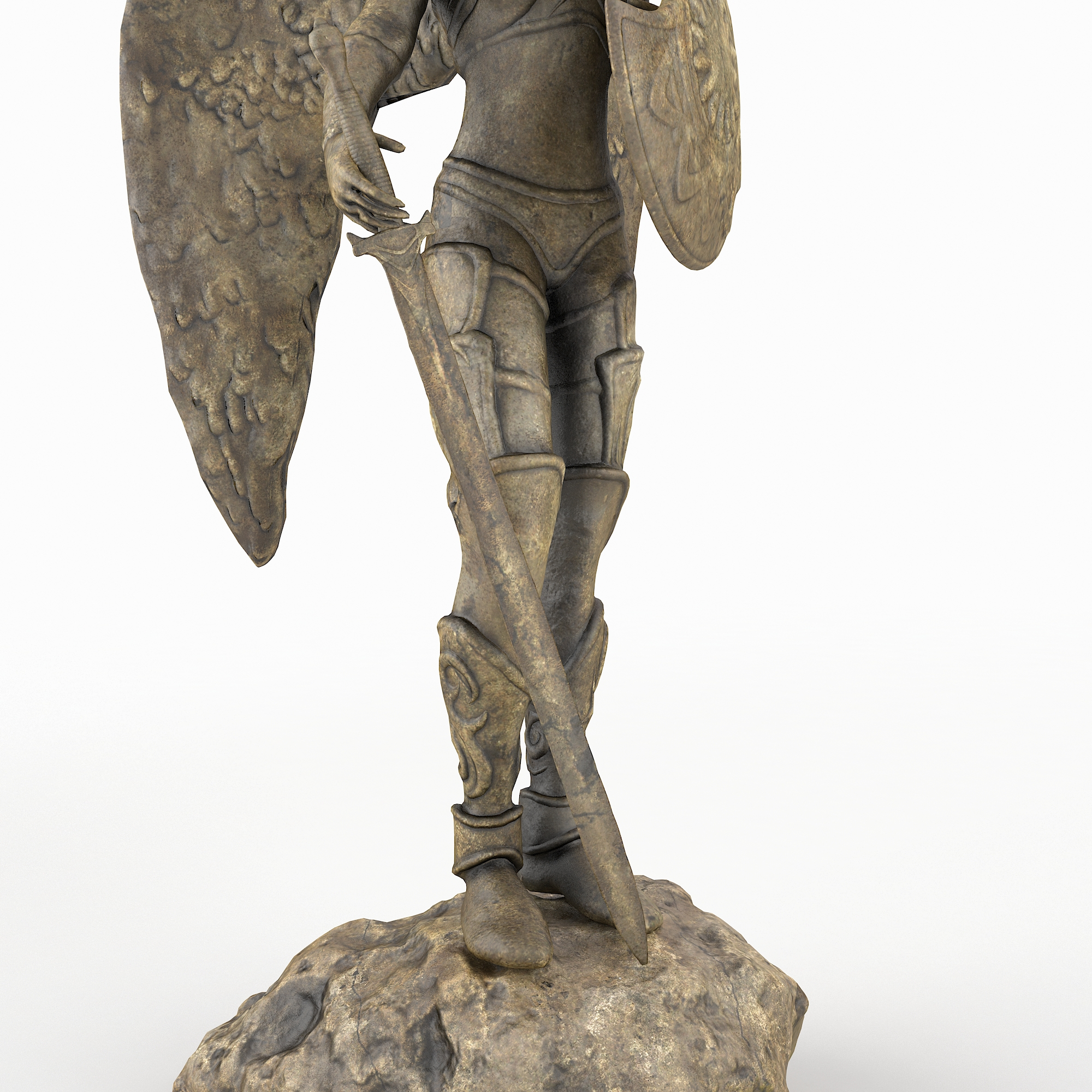 statue elf girl 3d max