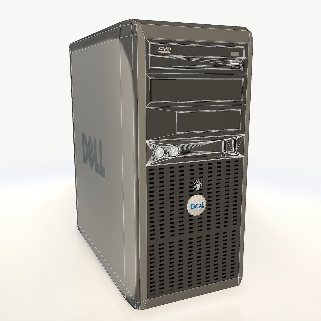 3d Model Of Pc Workstation
