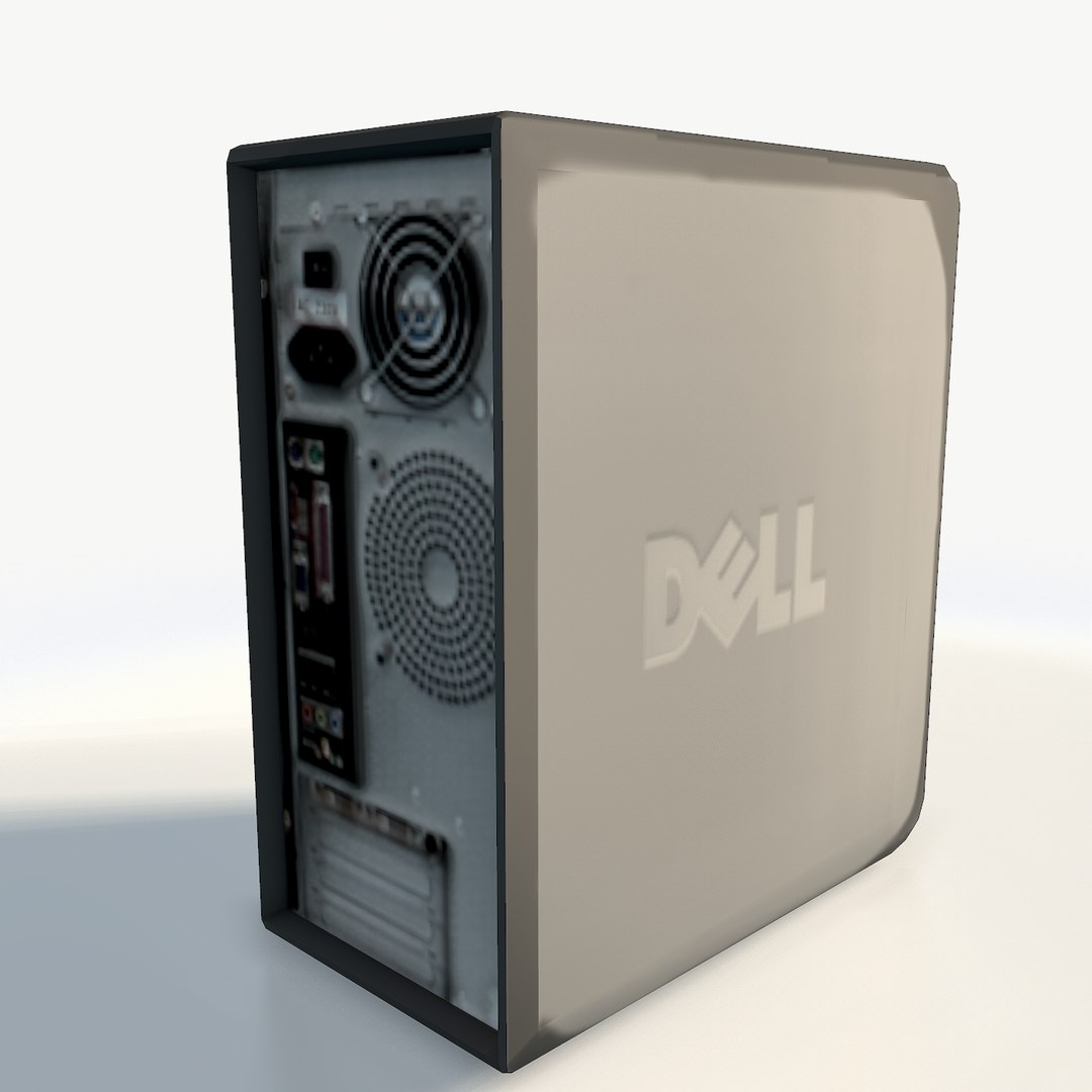 3d Model Of Pc Workstation