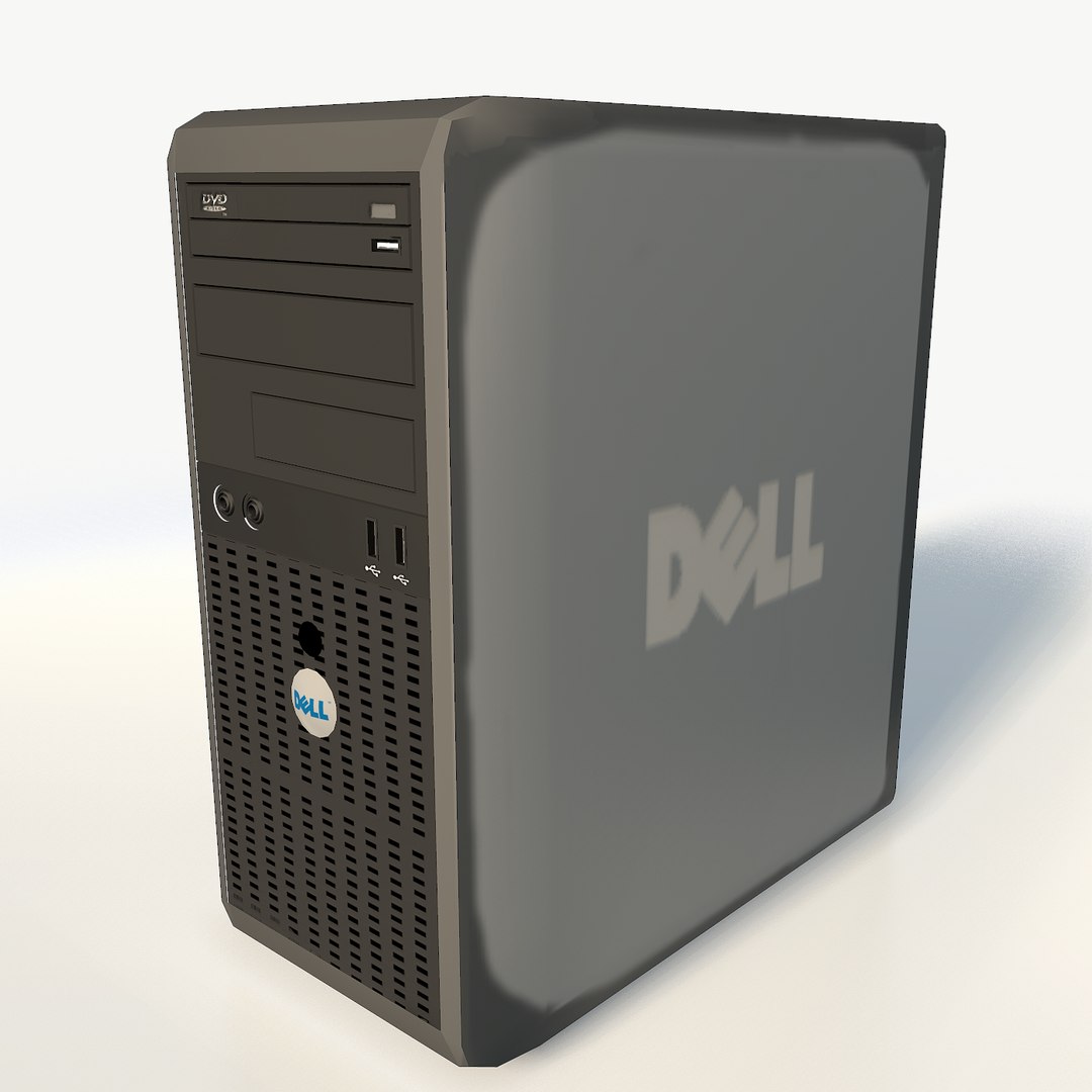 3d Model Of Pc Workstation