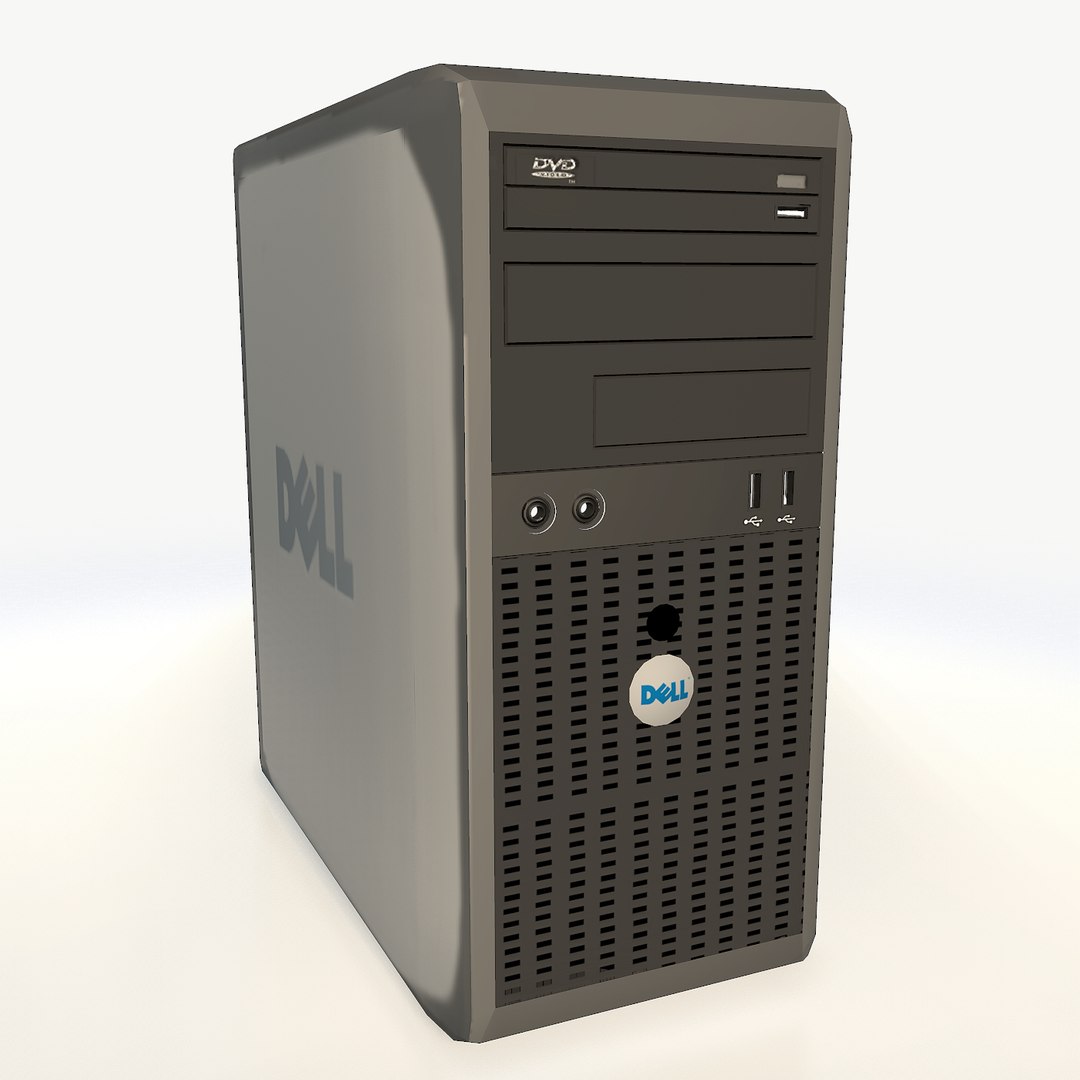 3d Model Of Pc Workstation