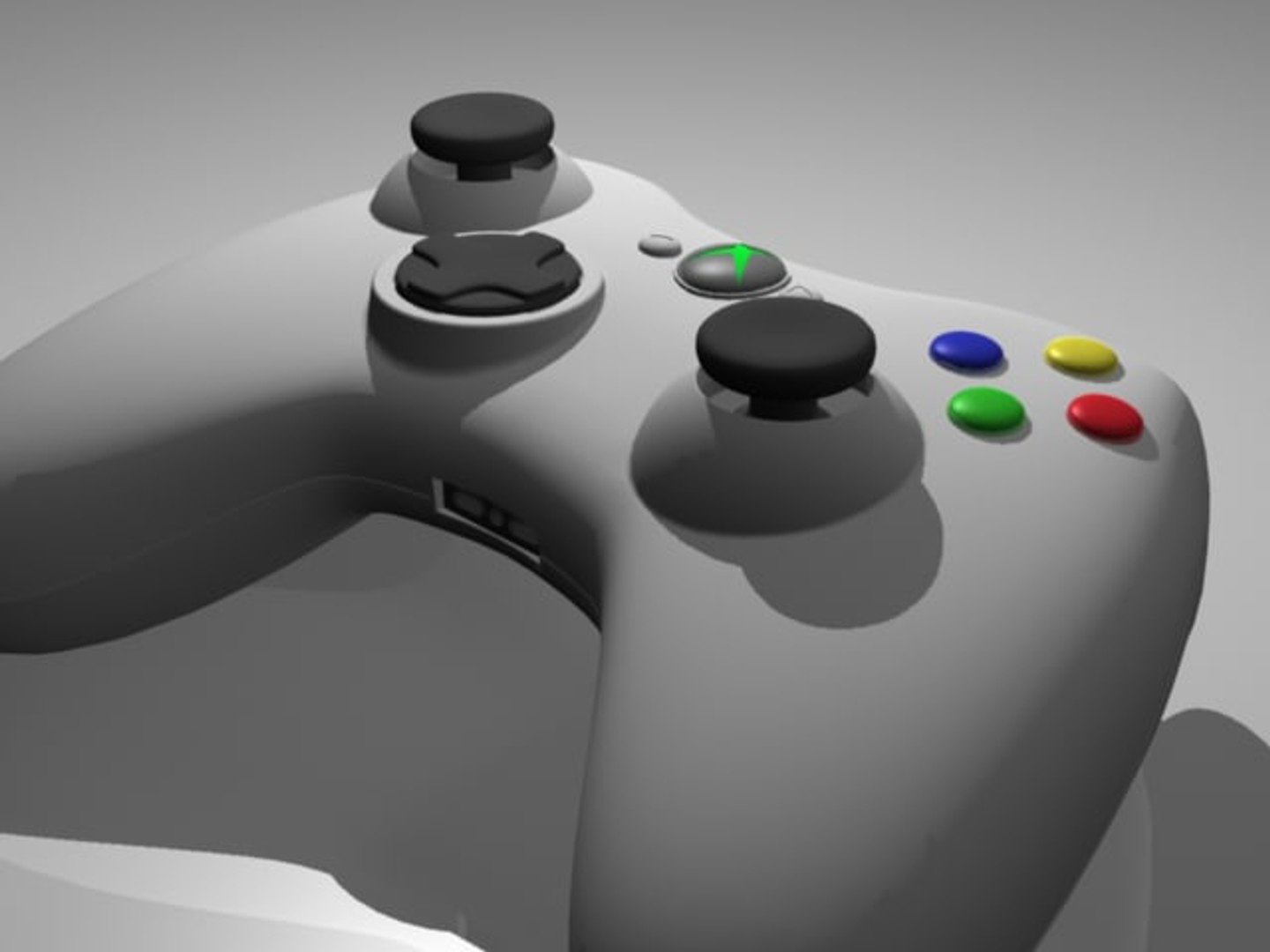 xbox 360 3d model