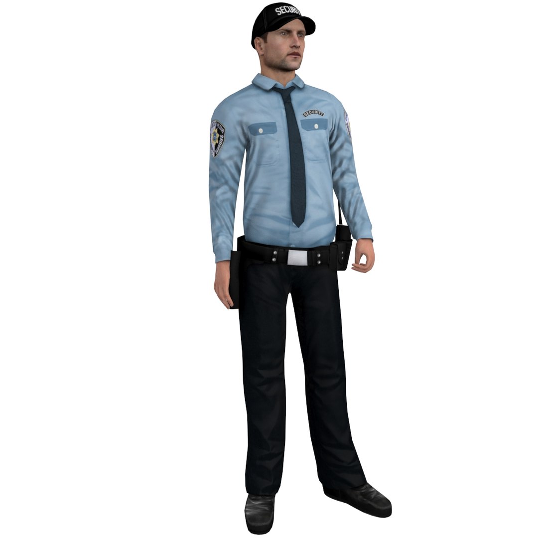 3d model rigged security