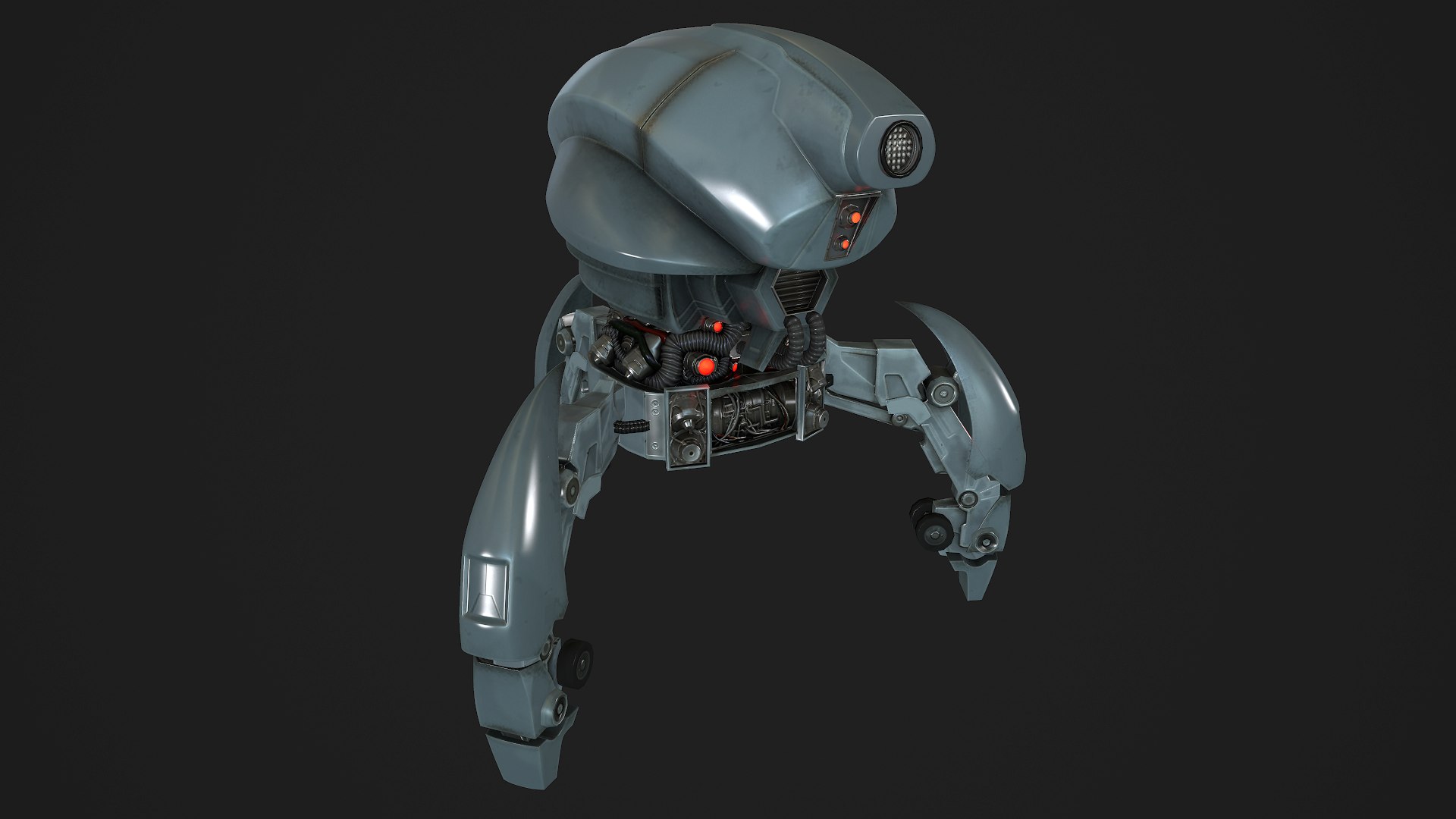 3D droid low-poly vr ar model - TurboSquid 1303110