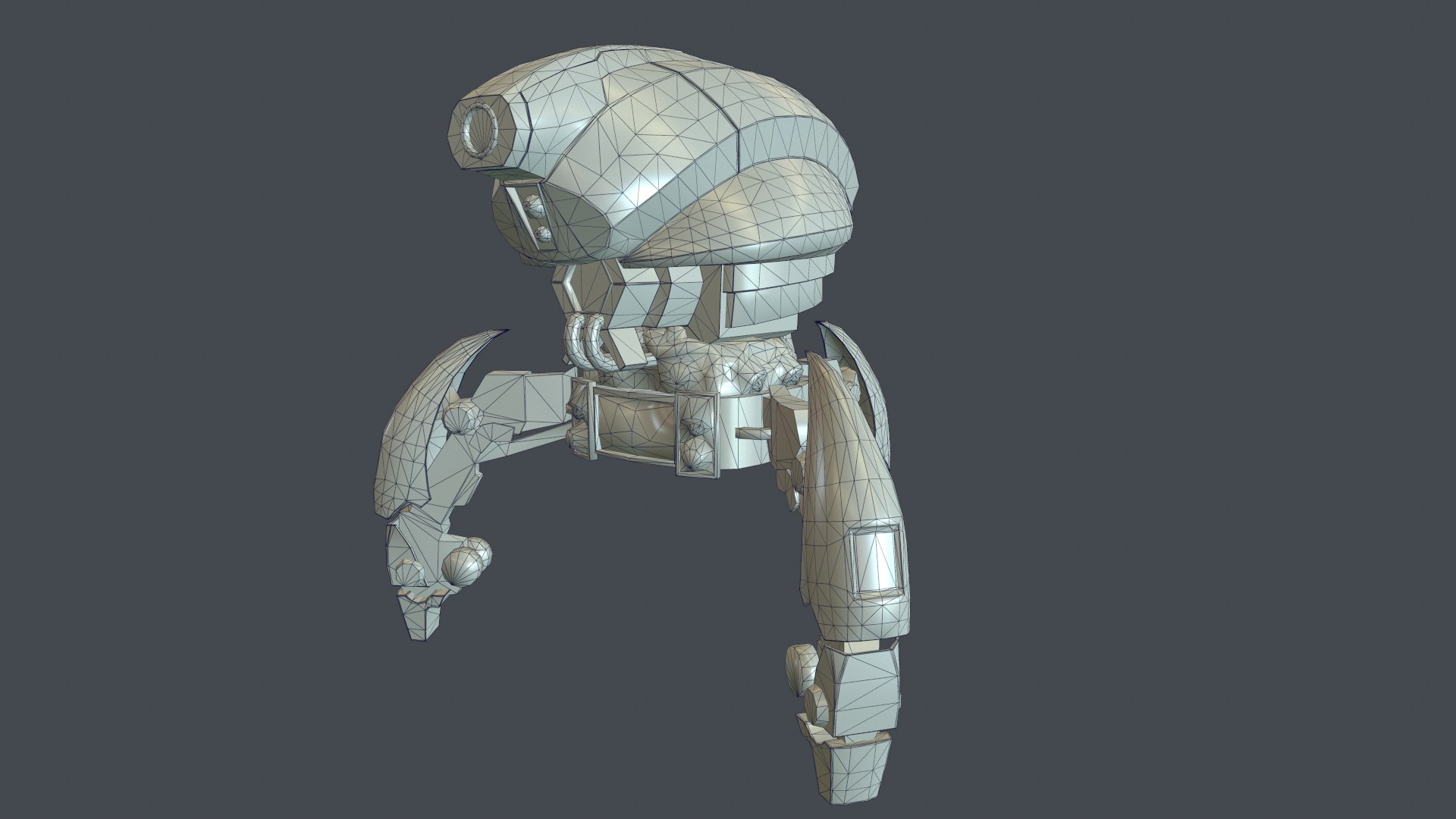 3D droid low-poly vr ar model - TurboSquid 1303110