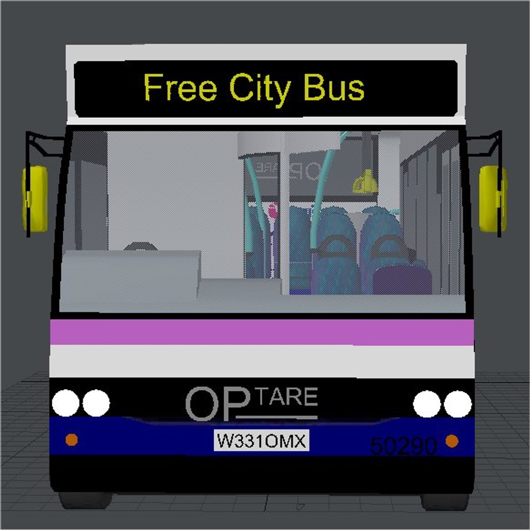 3d Model Mini Bus Buses