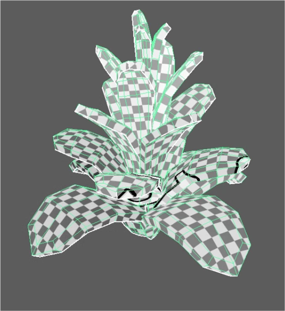 Cartoon plant 3D model - TurboSquid 1646756