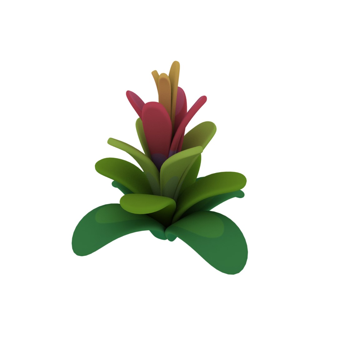 Cartoon plant 3D model - TurboSquid 1646756