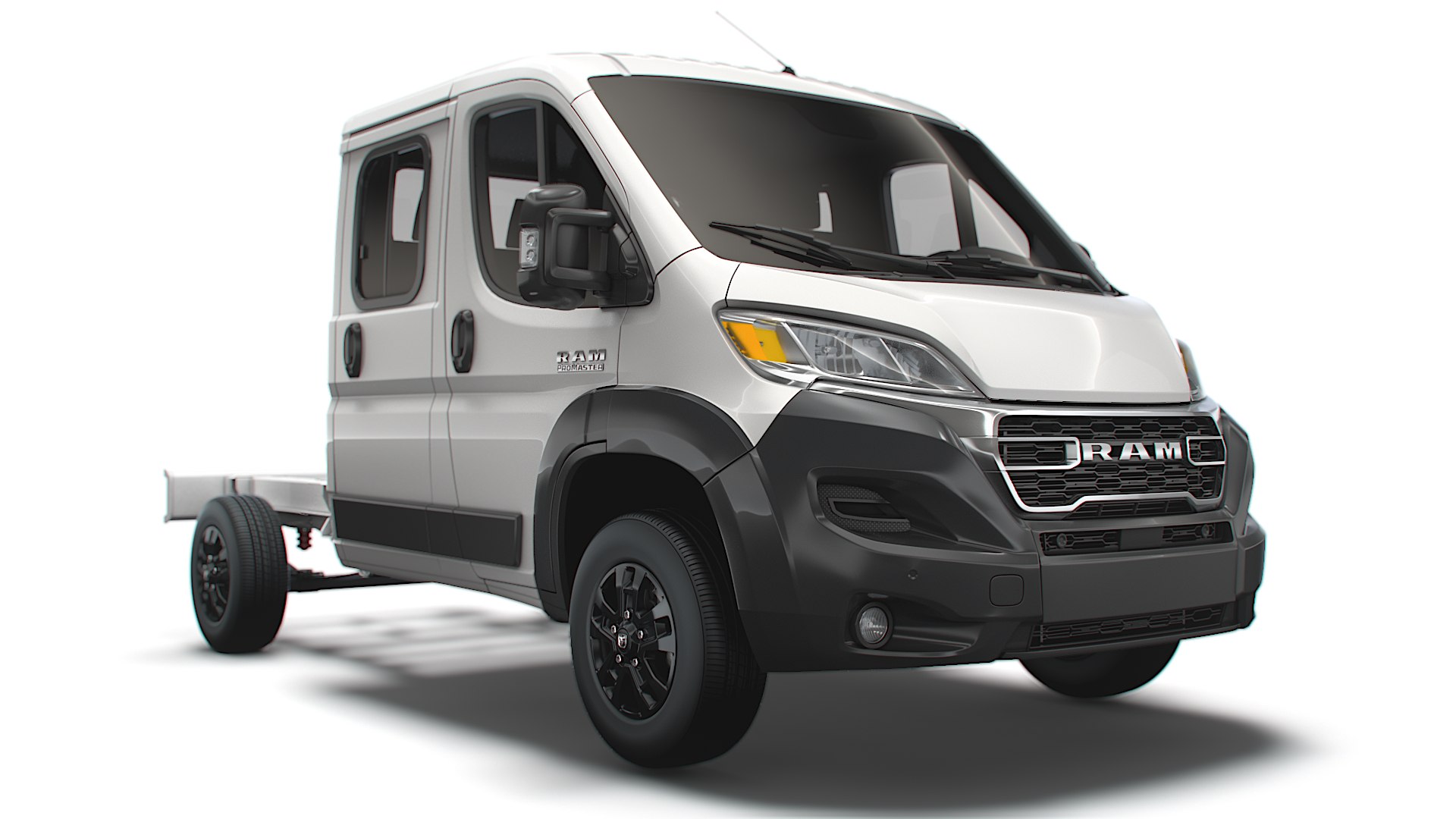 RAM Promaster Chassis Truck Crew Cab 3450 WB 2023 3D - TurboSquid 1904368