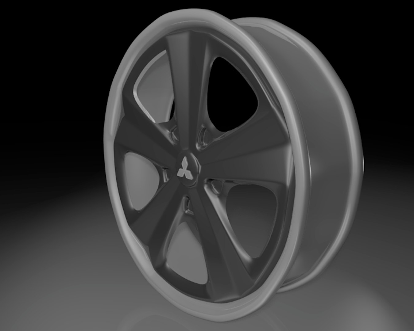 3d Model Rim Mitsubishi