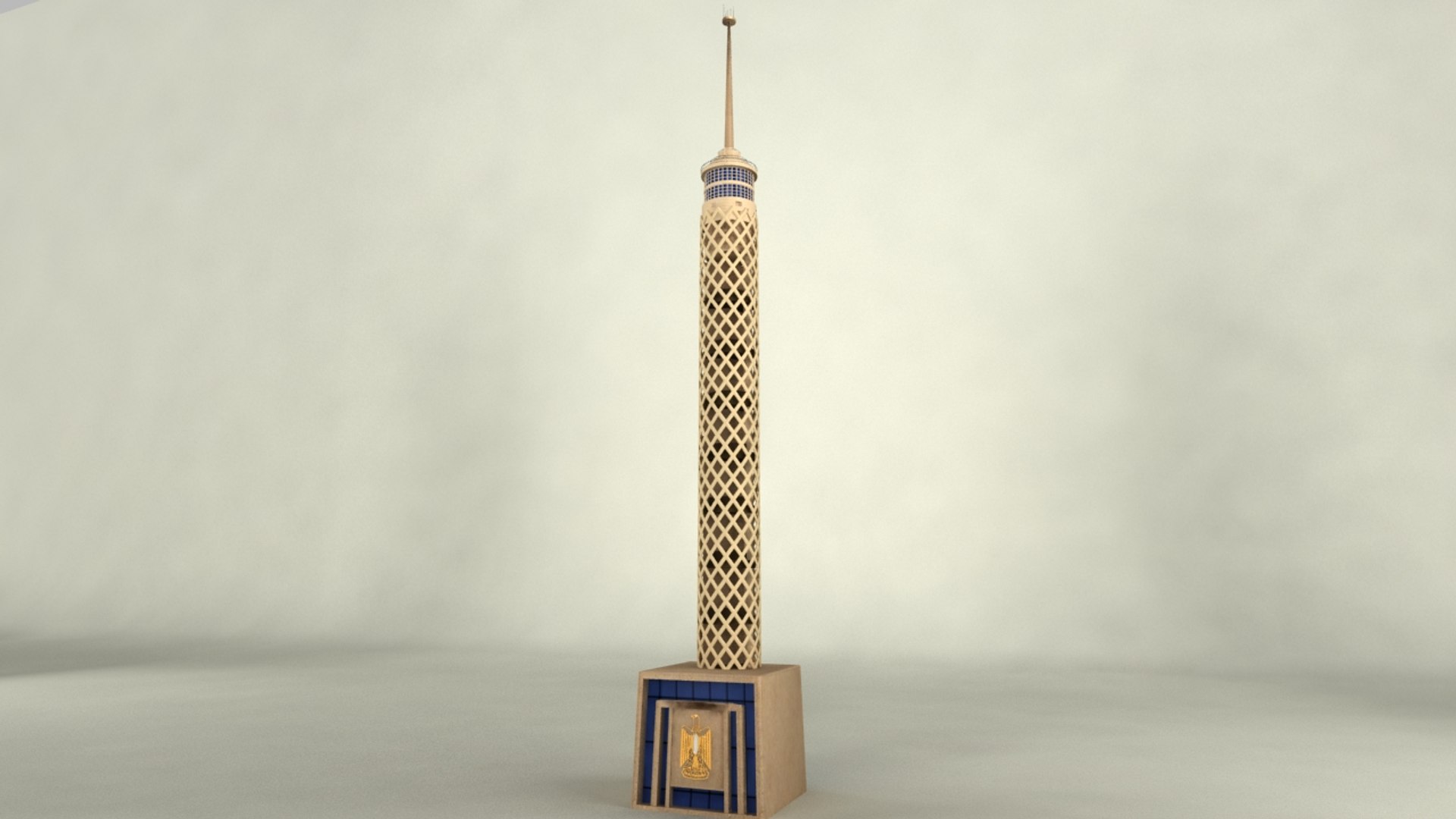 Cairo Tower Egypt Model - TurboSquid 1185357