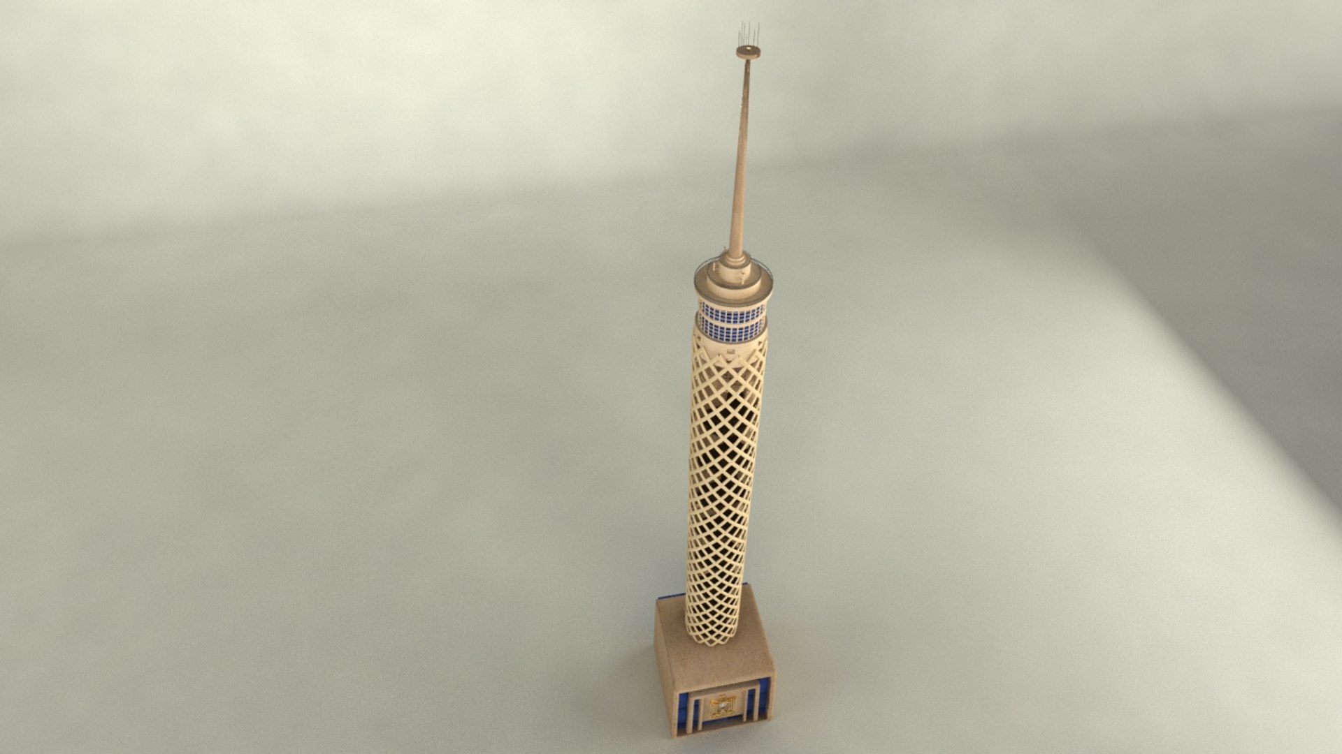 Cairo Tower Egypt Model - TurboSquid 1185357