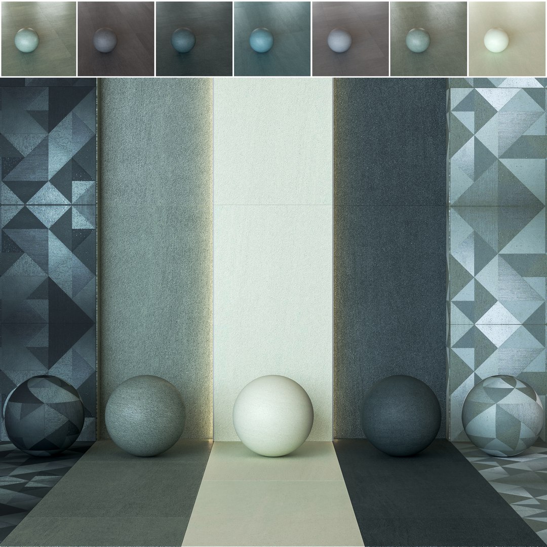 Marazzi Mystone Basalto Tile Collection - Stone Geometric Decor- Set Of ...