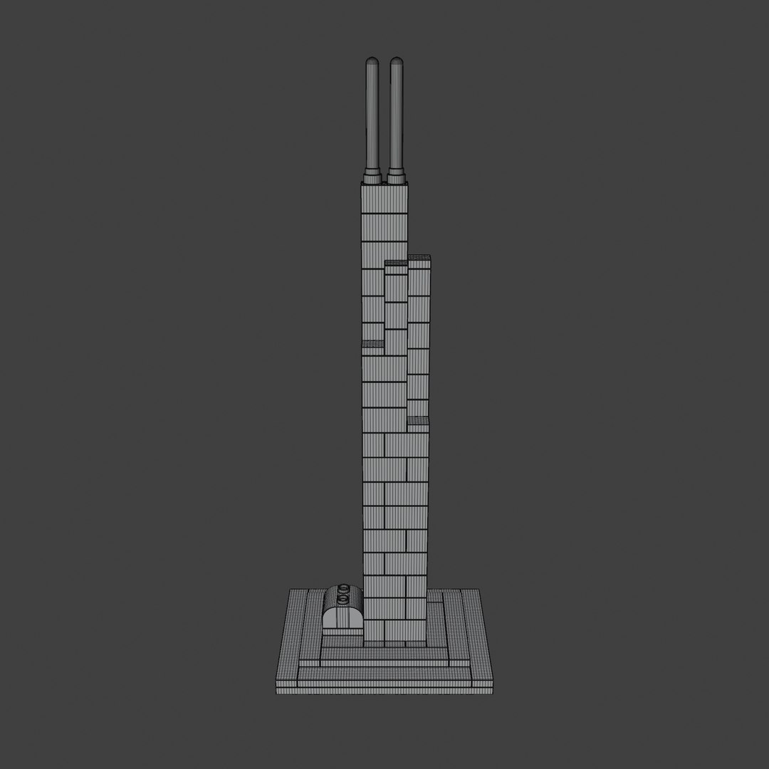 Lego Willis Tower - 21000 3D Model - TurboSquid 1744849