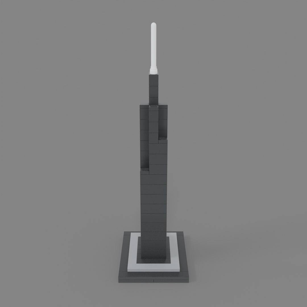 Lego Willis Tower - 21000 3D Model - TurboSquid 1744849