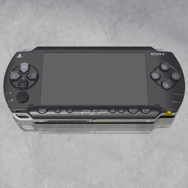 psp sony playstation 3d model