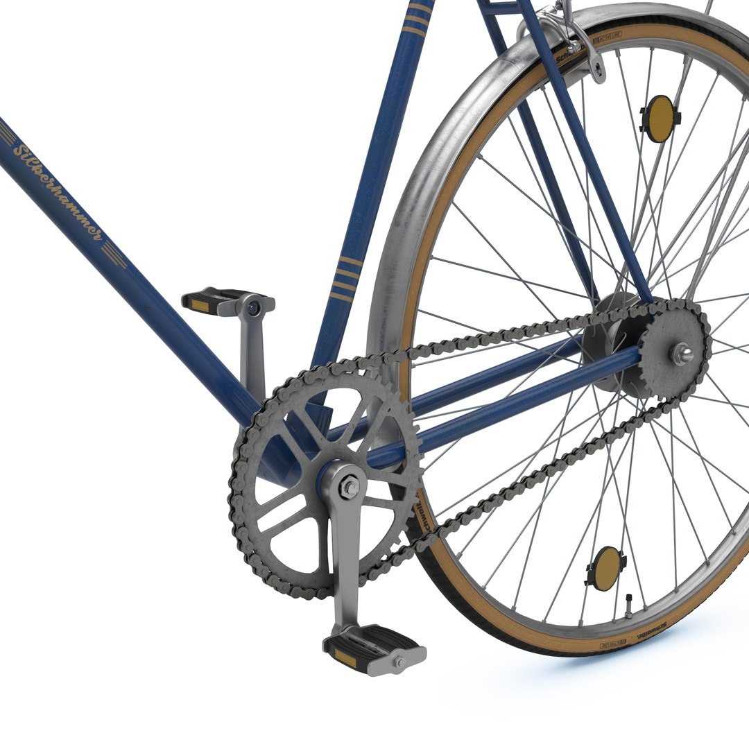 3D Old Bike Model - TurboSquid 1609176