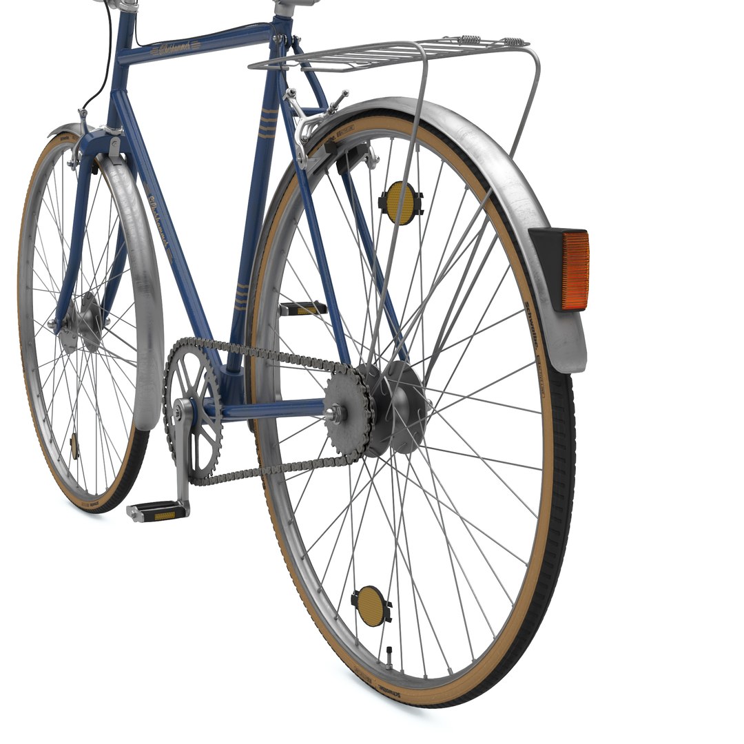 3D Old Bike Model - TurboSquid 1609176