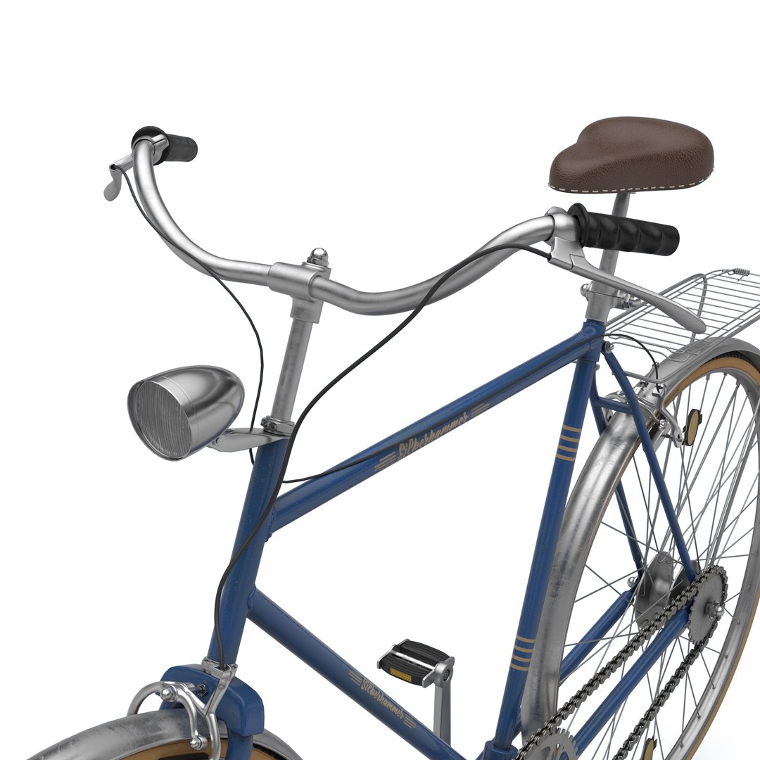 3D Old Bike Model - TurboSquid 1609176