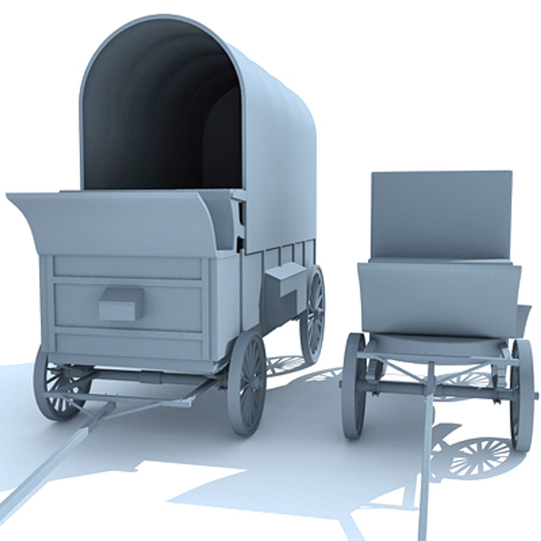 3d 2 Carriages