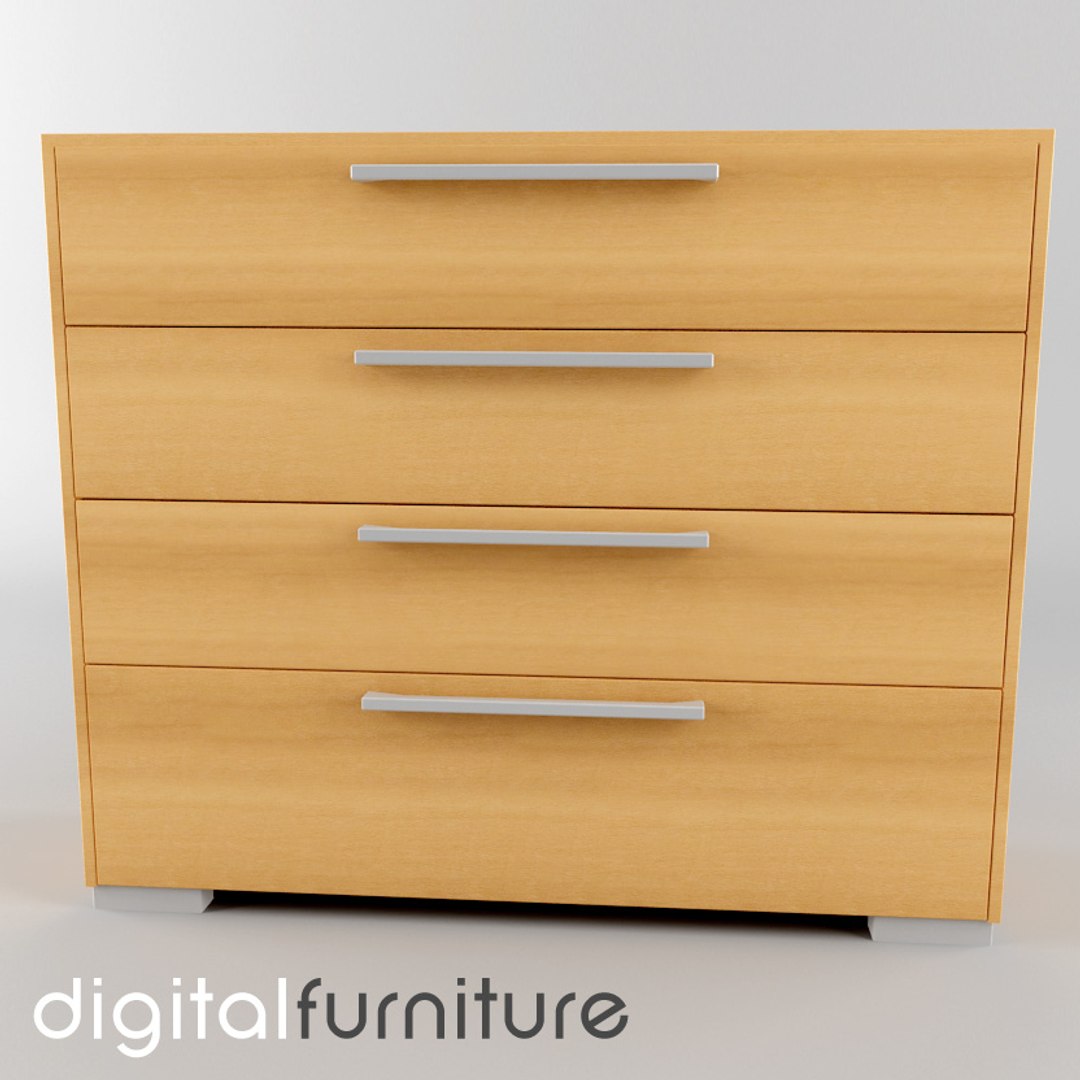 Chest Drawers 3d Model