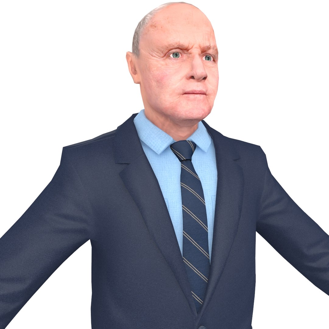 Anthony hopkins model - TurboSquid 1314111