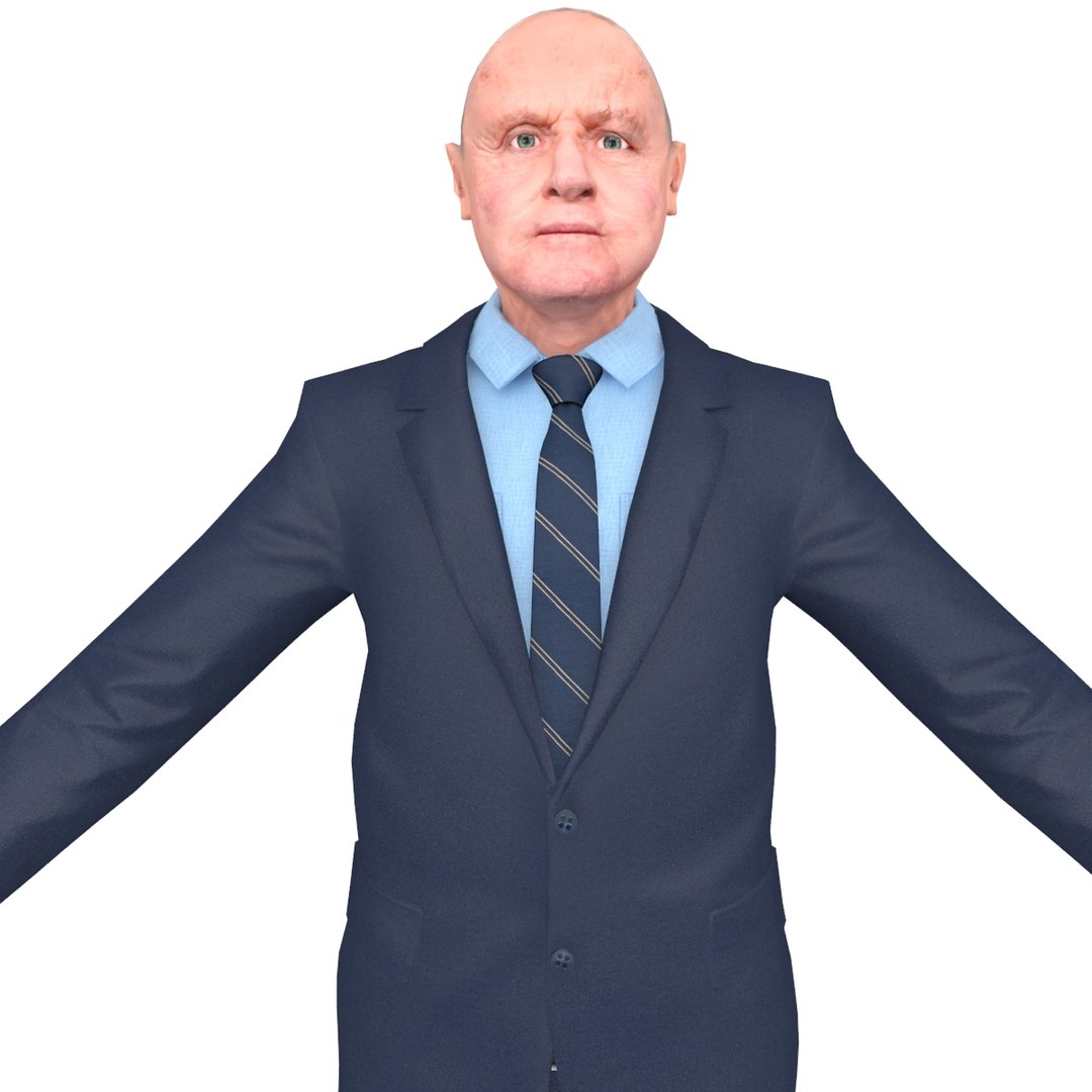 Anthony hopkins model - TurboSquid 1314111