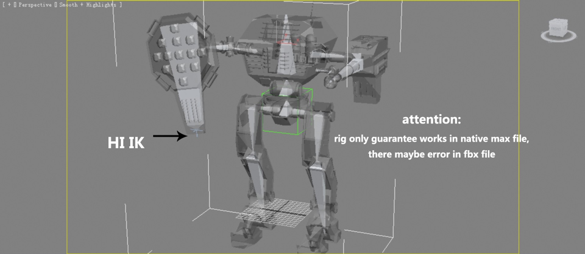 Main Battle Mech Type001 Model - TurboSquid 1911323
