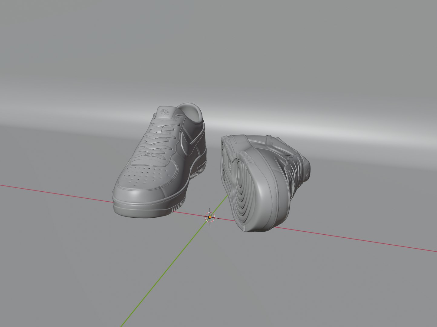 3D Travis Nike Air Force Model - TurboSquid 1551809
