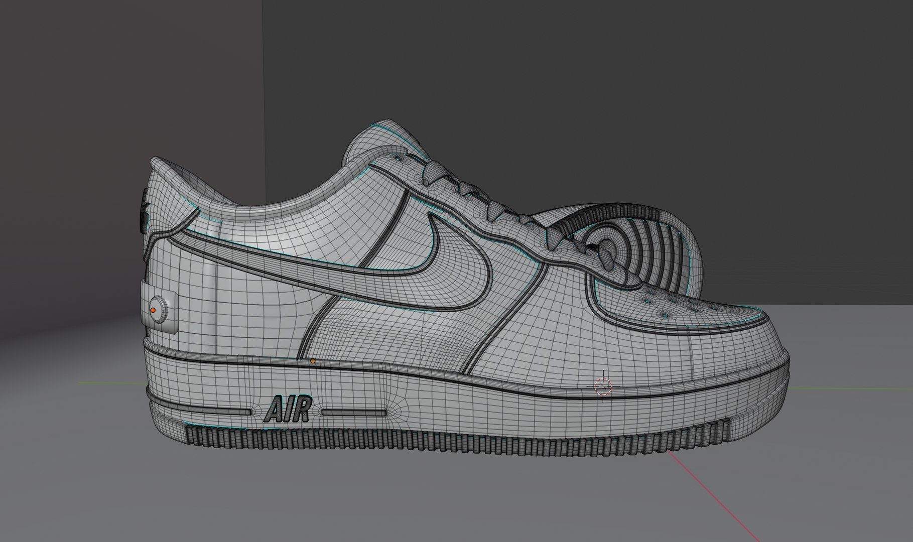3D Travis Nike Air Force Model - TurboSquid 1551809