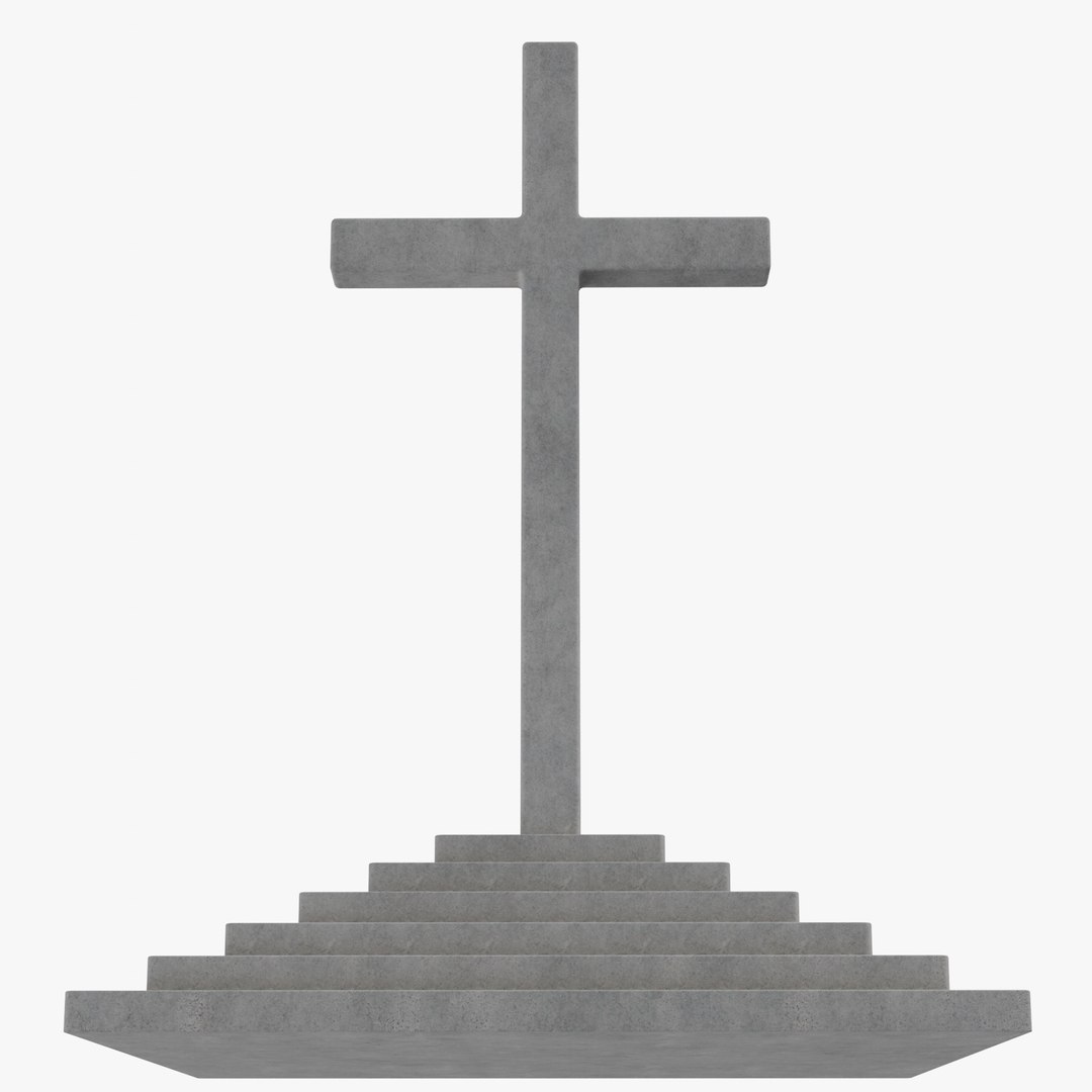 3D Abstract Simple Holy Cross Urban Concrete - TurboSquid 2348074