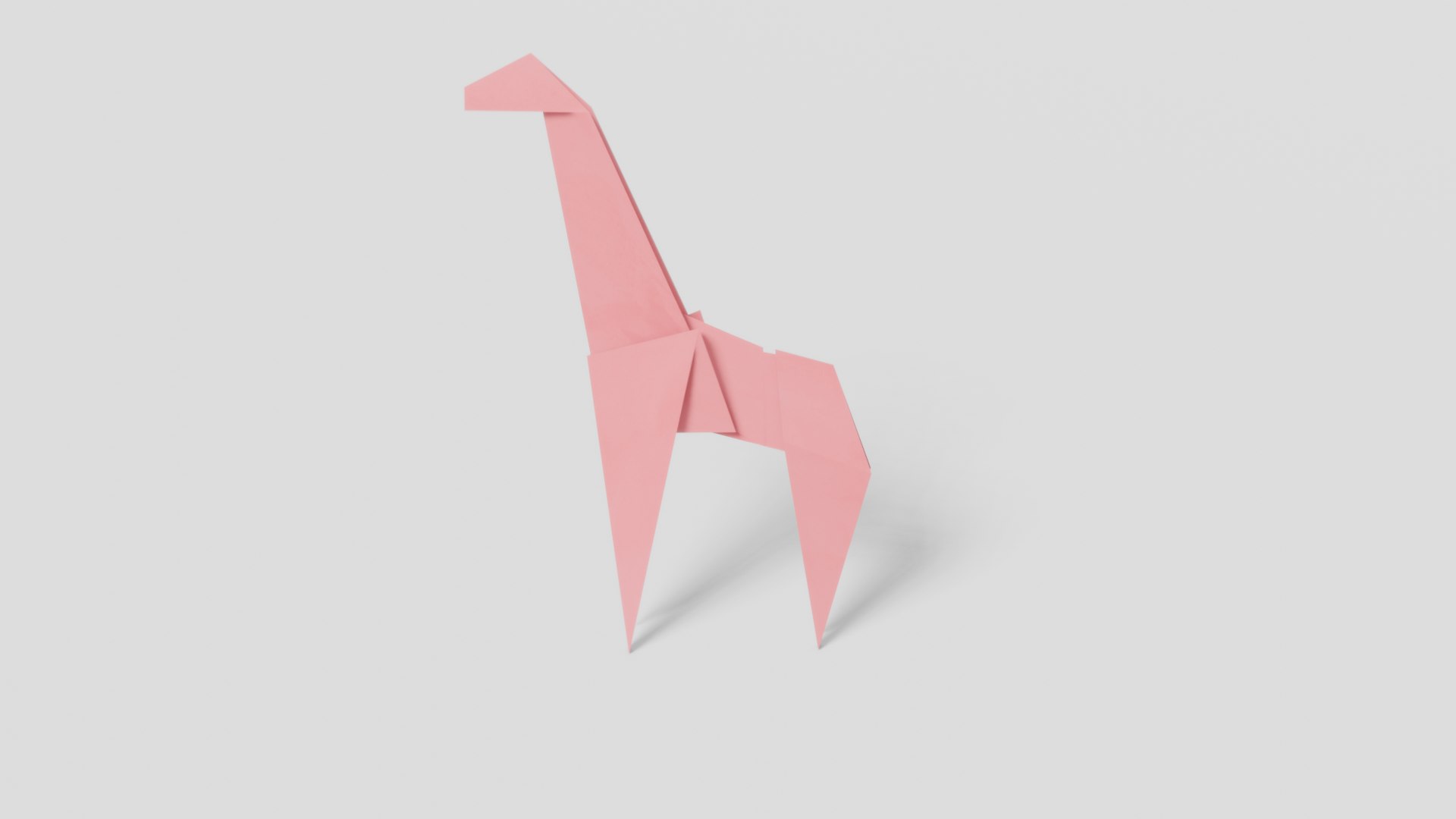 3D Origami Giraffe - TurboSquid 2161356