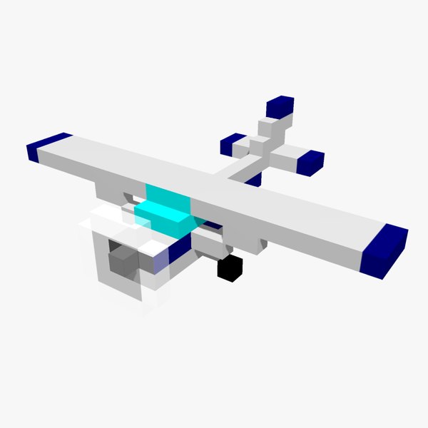 modelo 3d Cessna 172 pixelado - TurboSquid 1912933