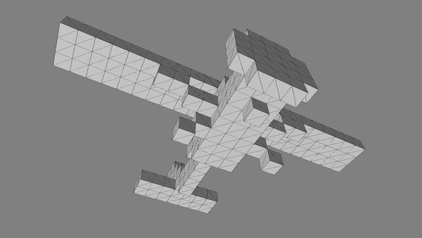 modelo 3d Cessna 172 pixelado - TurboSquid 1912933