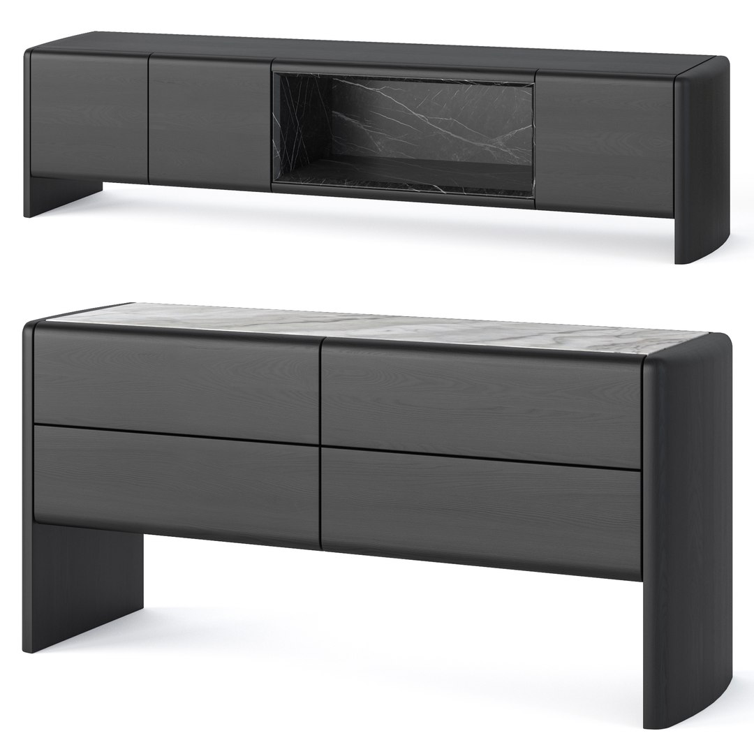 Poliform Duke Sideboard Model - TurboSquid 2225543
