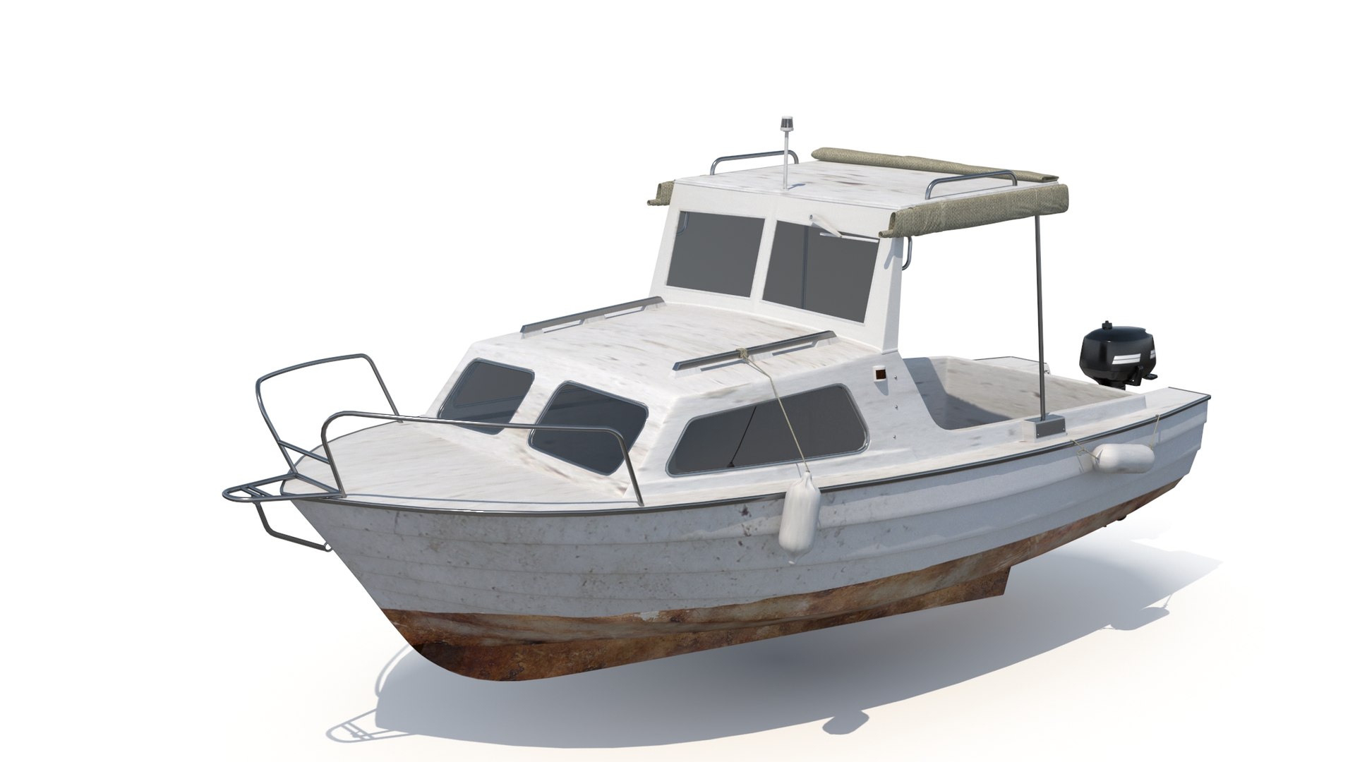 SmallMotor Boat 3D Model - TurboSquid 1851194