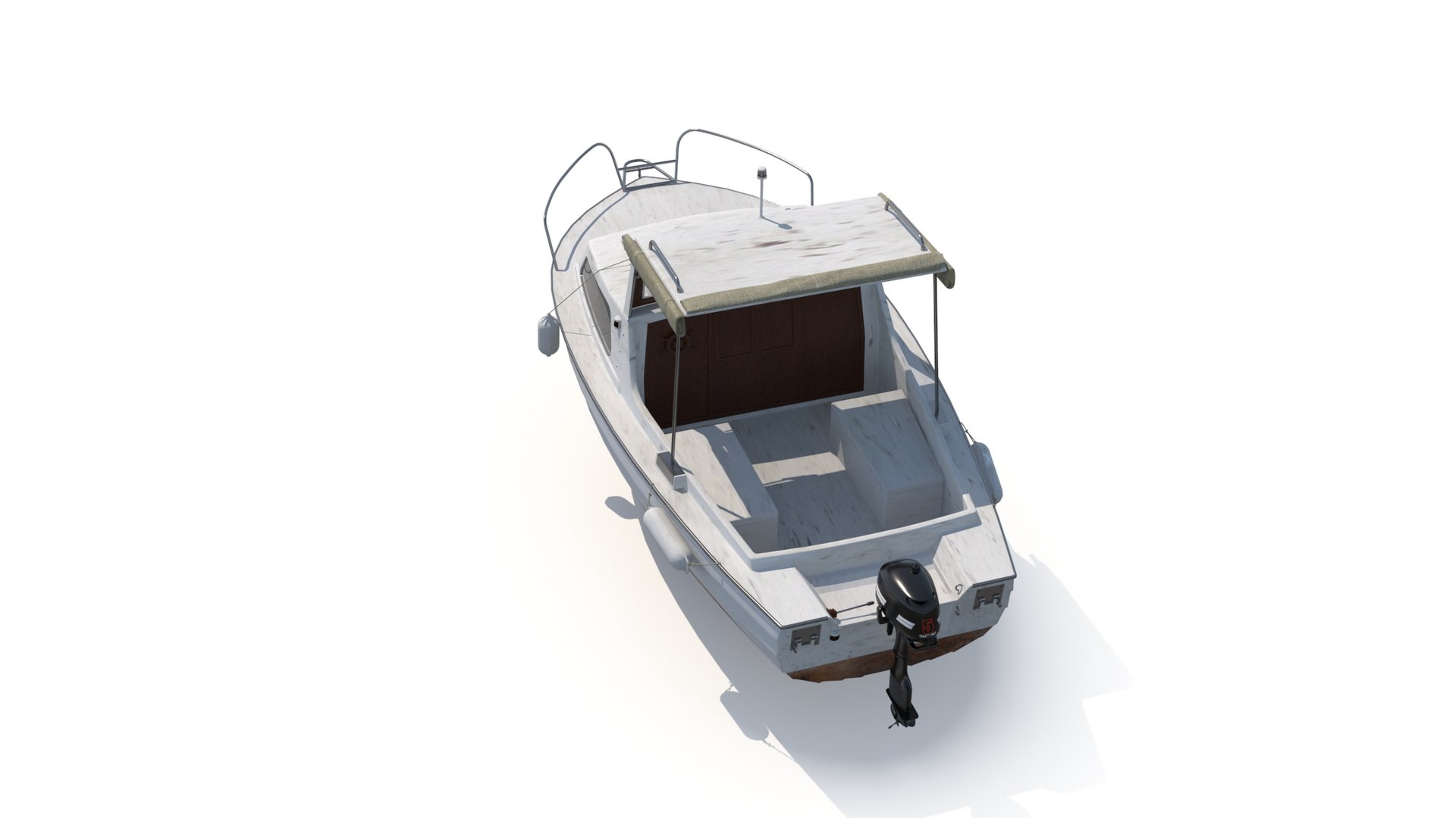 SmallMotor Boat 3D Model - TurboSquid 1851194