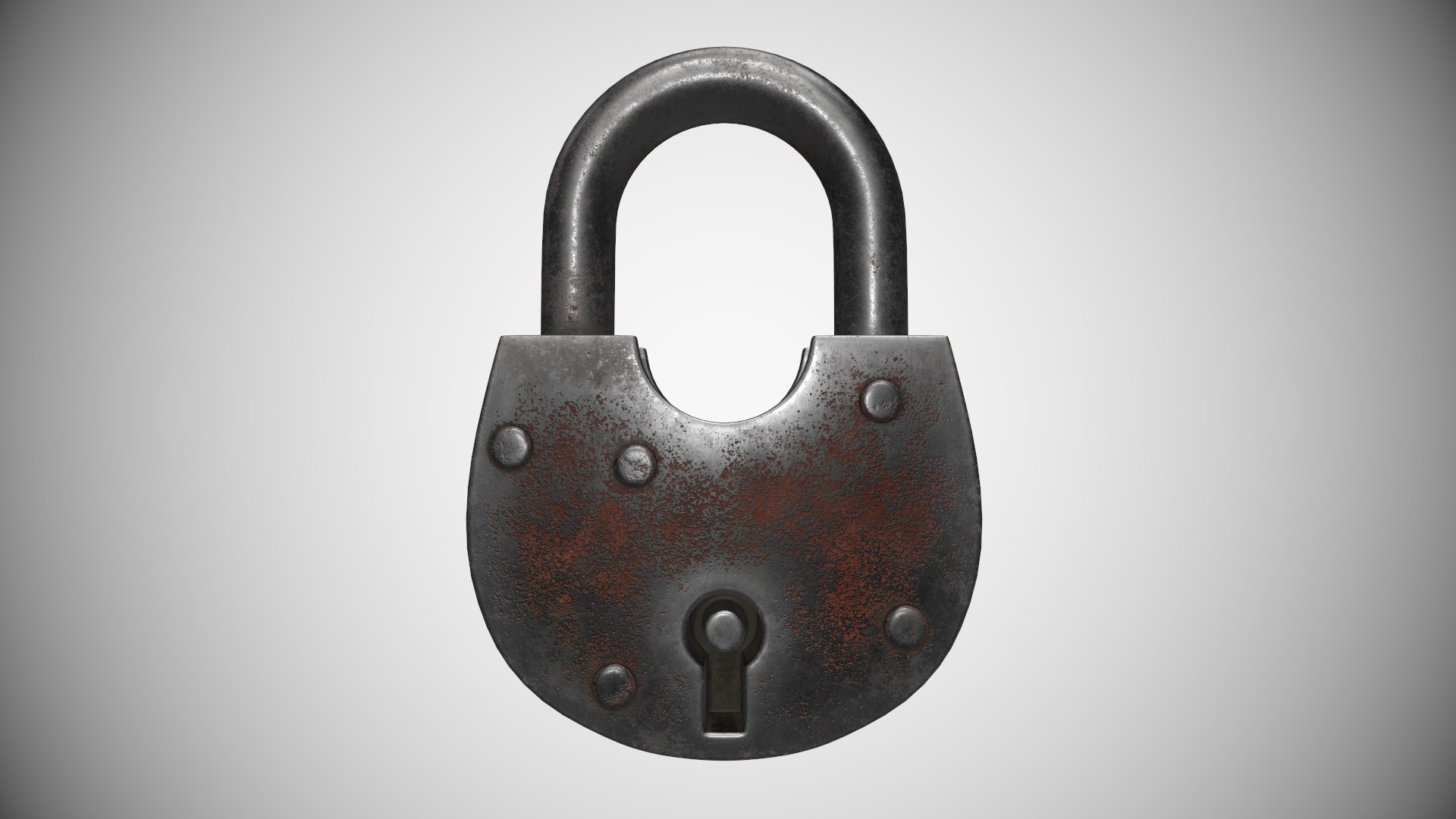 3D Rusty Padlock - TurboSquid 1728792