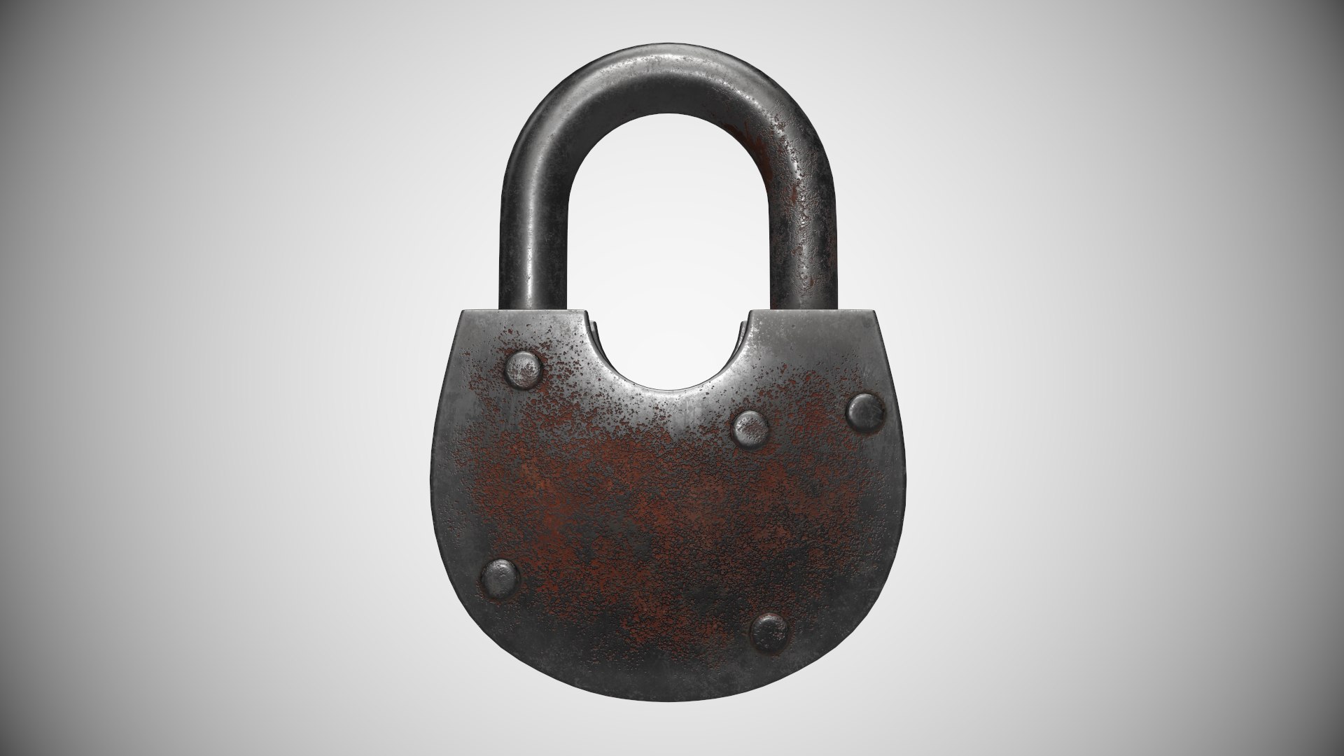 3D Rusty Padlock - TurboSquid 1728792