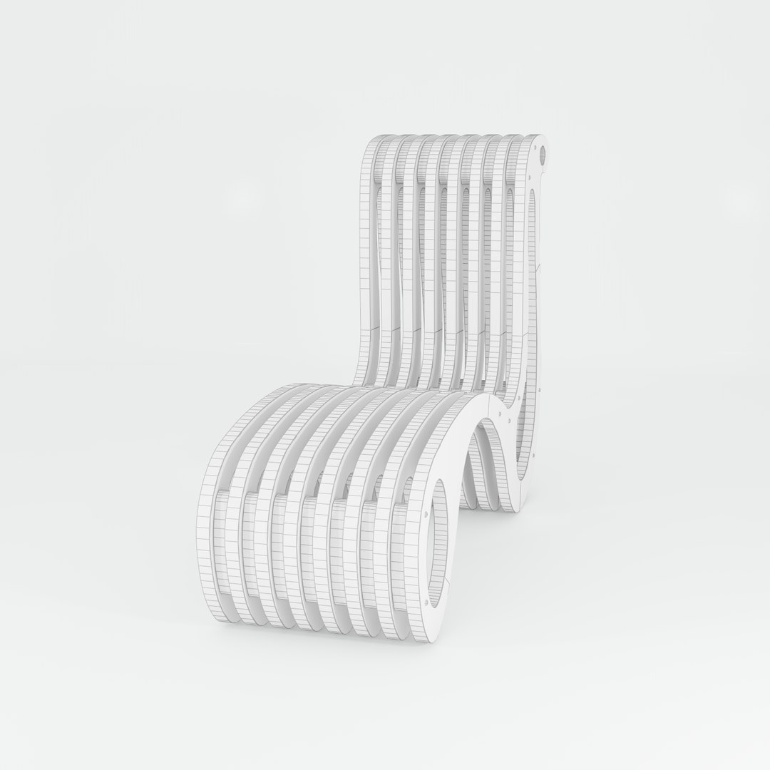 3d x2chair chair model