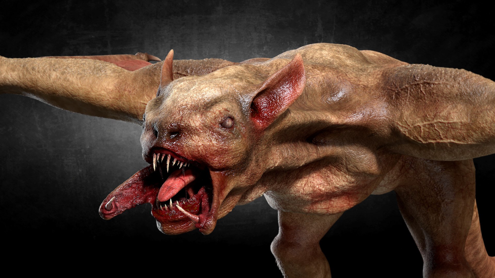 3D Vampire Bat Monster - TurboSquid 2078562