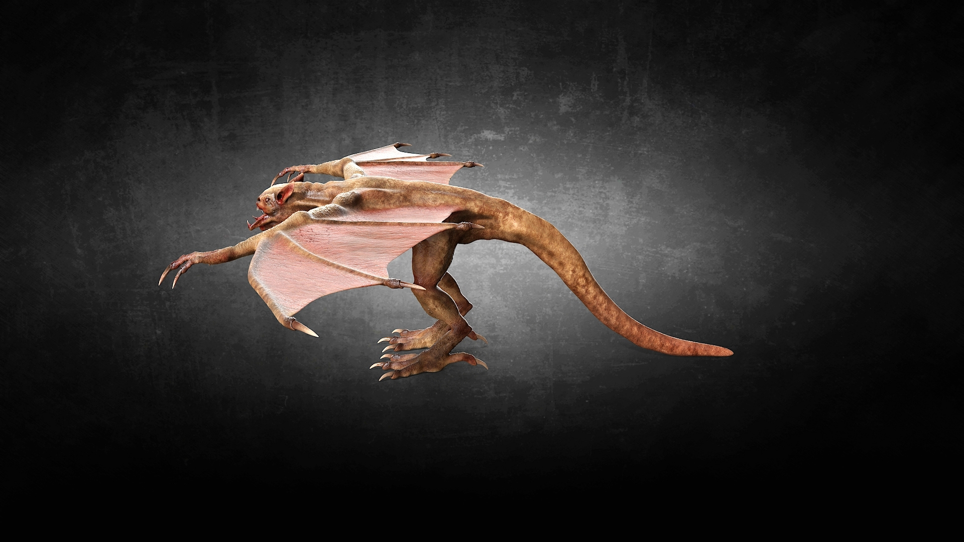 3D Vampire Bat Monster - TurboSquid 2078562